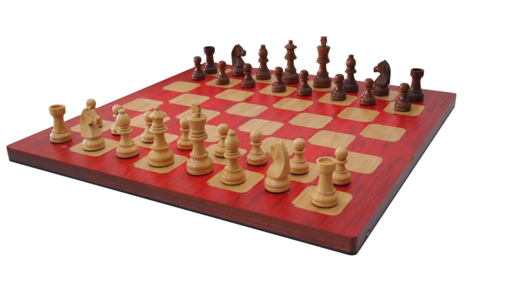 Edward - Red (square 55mm - 2,17") - Certabo Chess