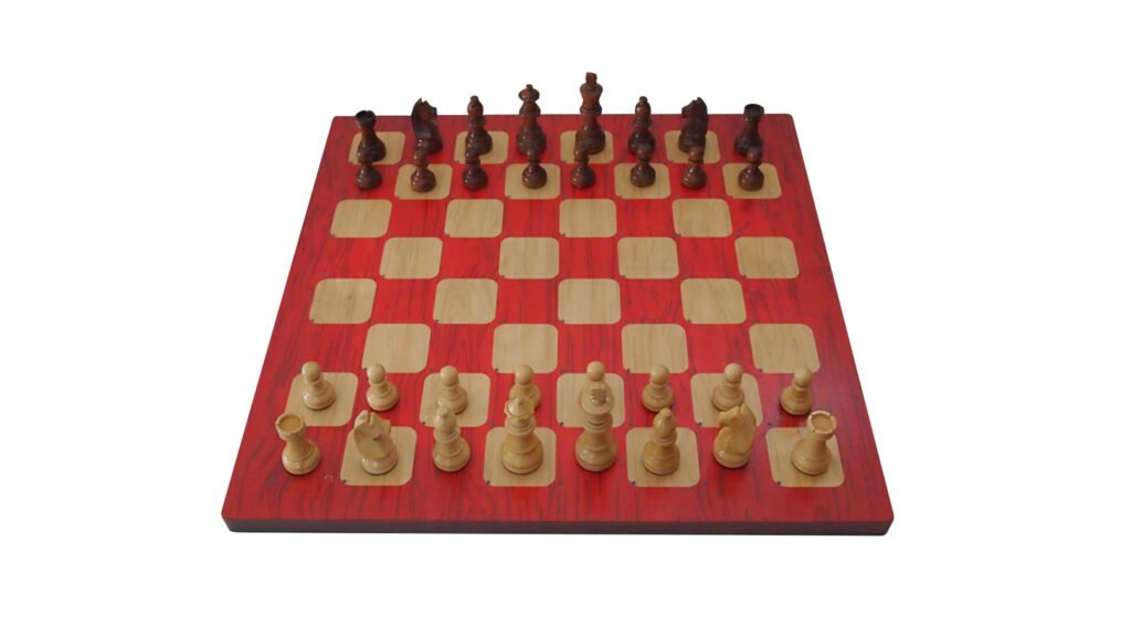 Edward - Red (square 55mm - 2,17") - Certabo Chess